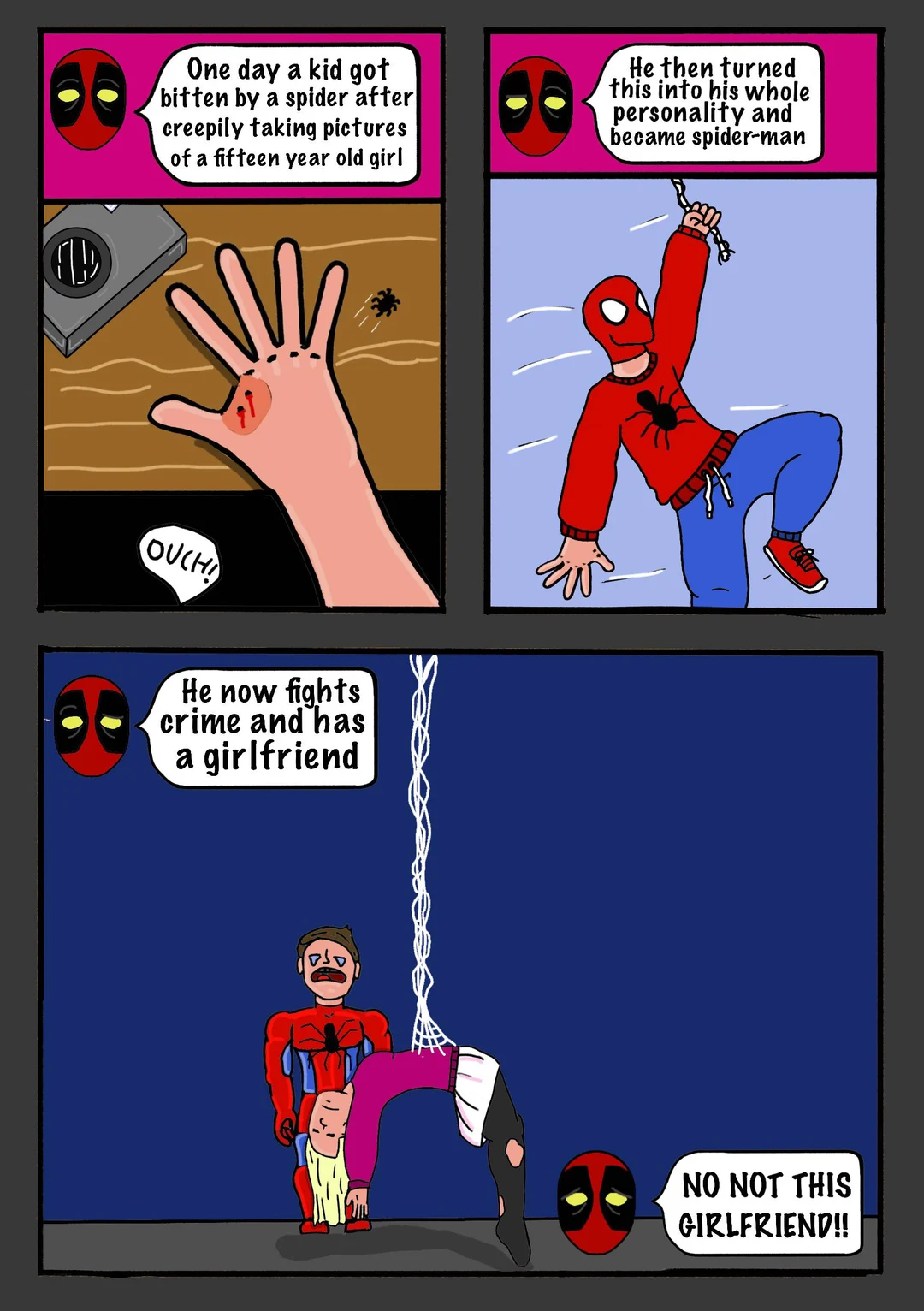 The first page of my own comic | Scrolller