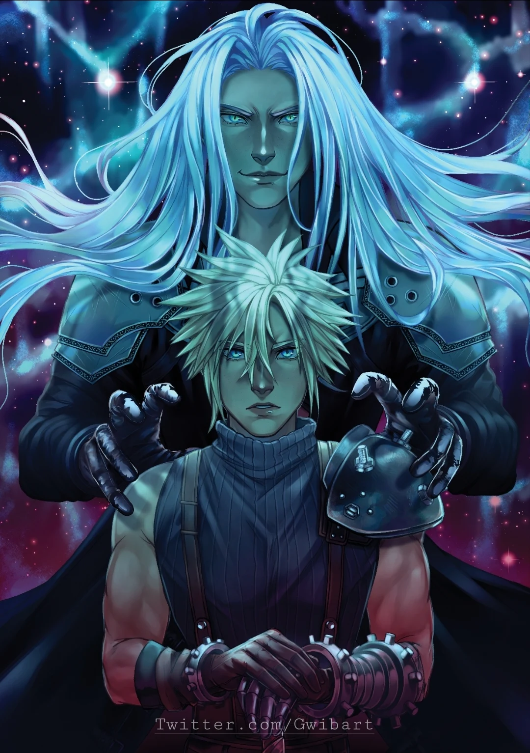 Artwork I did for a Cloud & Sephiroth zine! | Scrolller