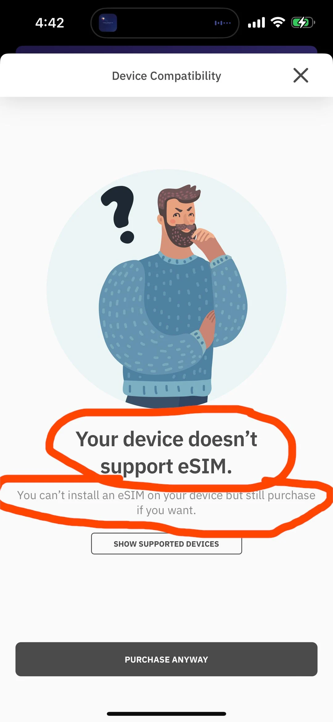 “Your (brand new iPhone 12pro max) doesn’t support eSIM” | Scrolller