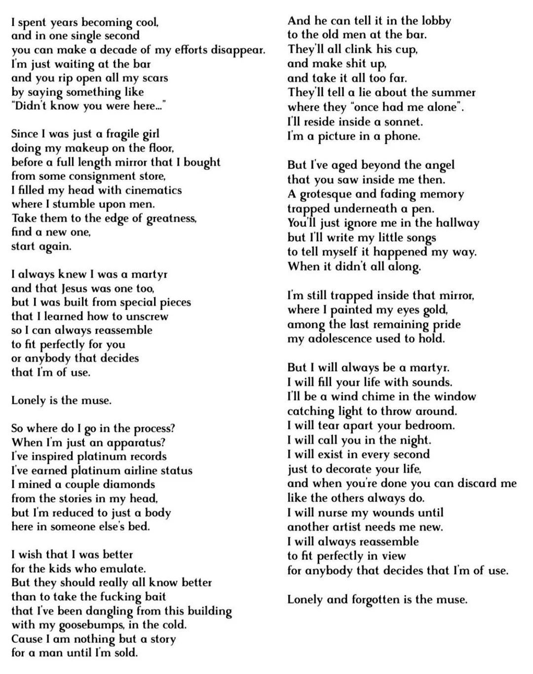 Anyone know the app she uses to write her poems? | Scrolller