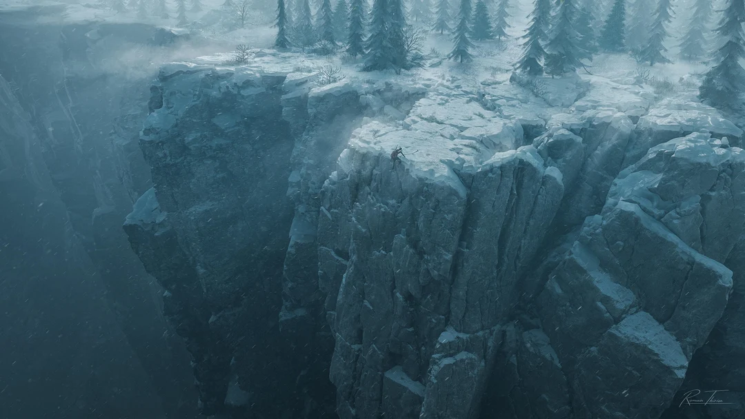 The Cliff by Romain Thirion | Scrolller