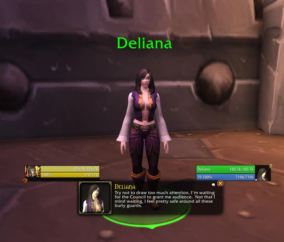 Let's show some respect for Deliana The Patient. Waiting for an audience with the council for 17 ...