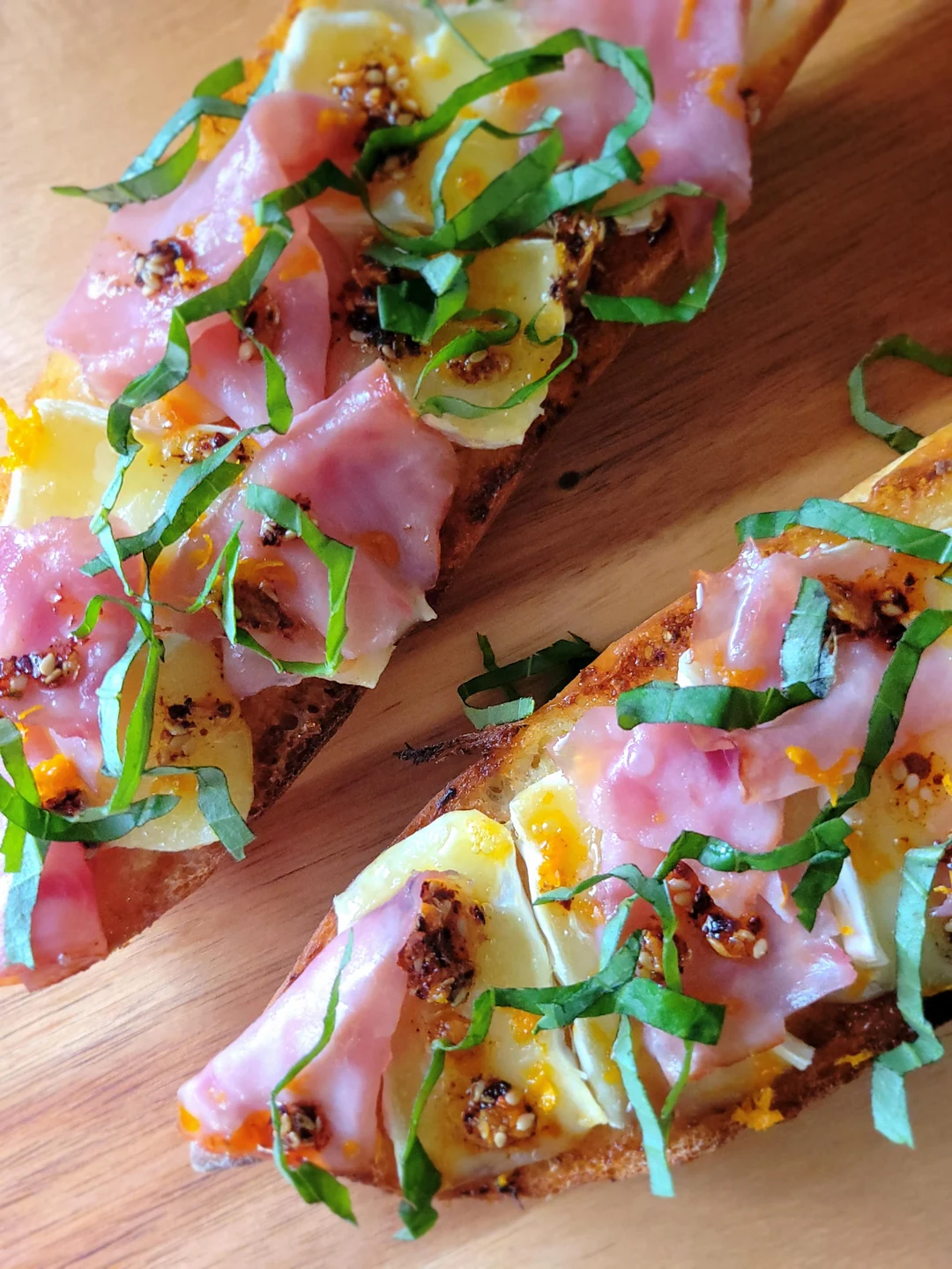 Ham & Camembert Open-Faced Sandwich | Scrolller