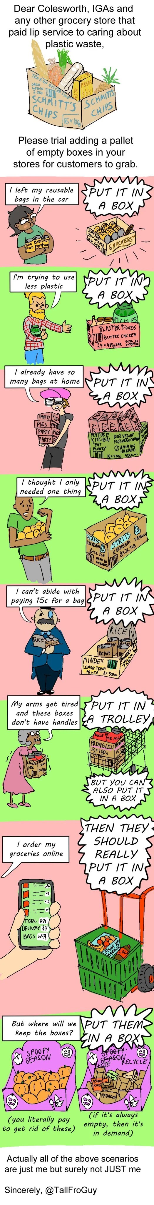 A modest proposal for our prolific plastic pushers | Scrolller