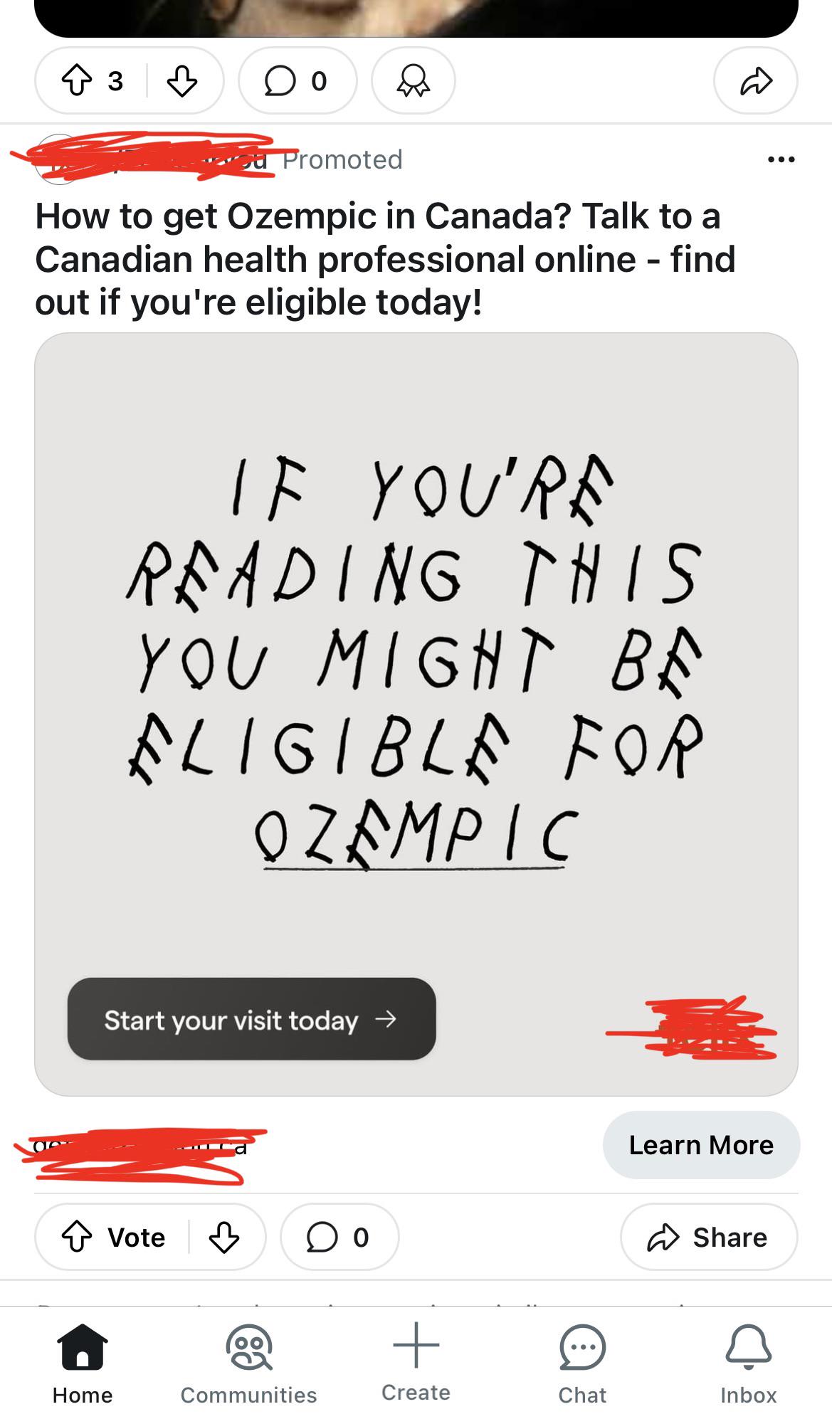 A real ad that just popped up on my feed | Scrolller