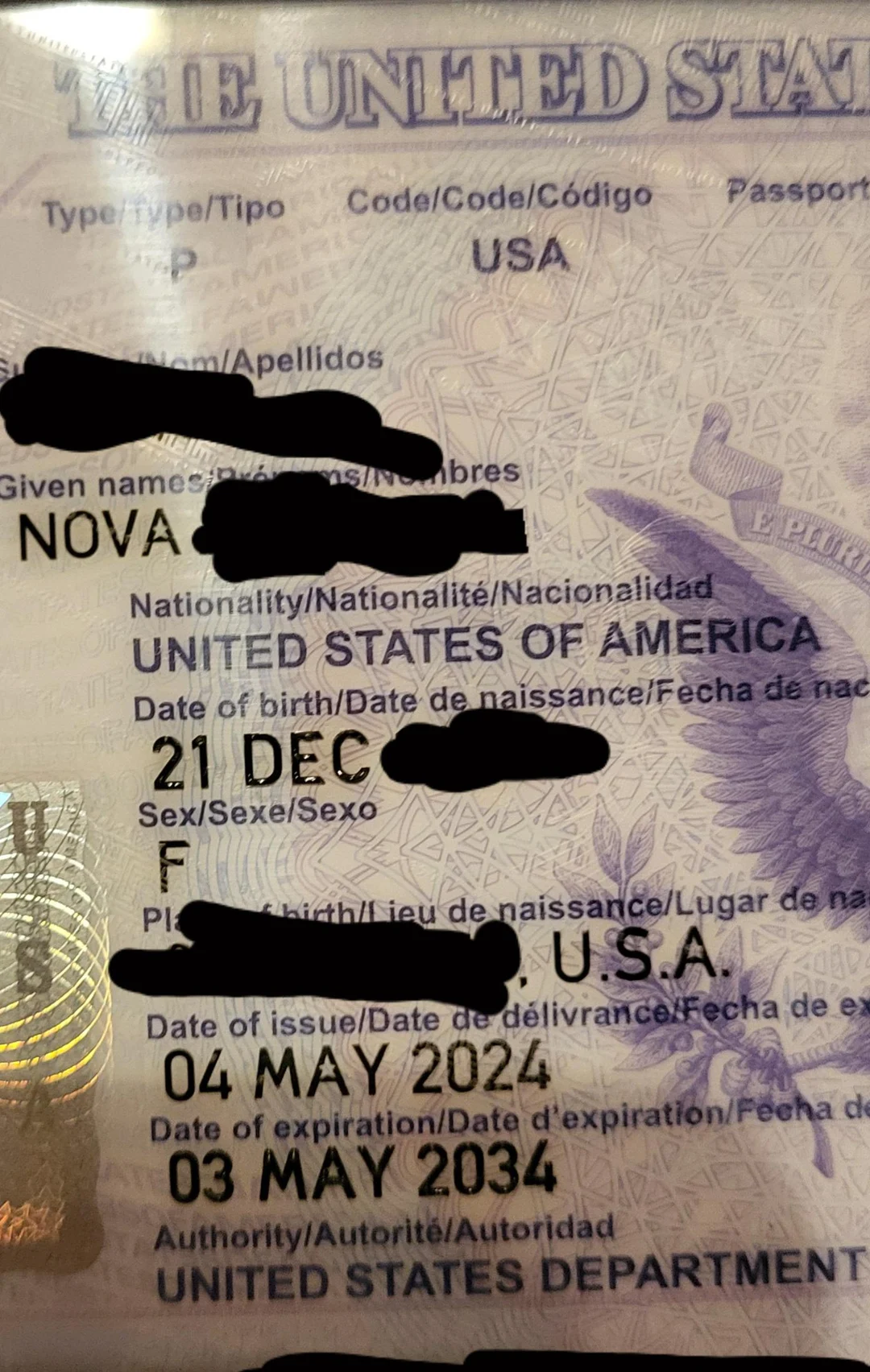 Just got my passport! Finally have an ID that doesn't say male | Scrolller