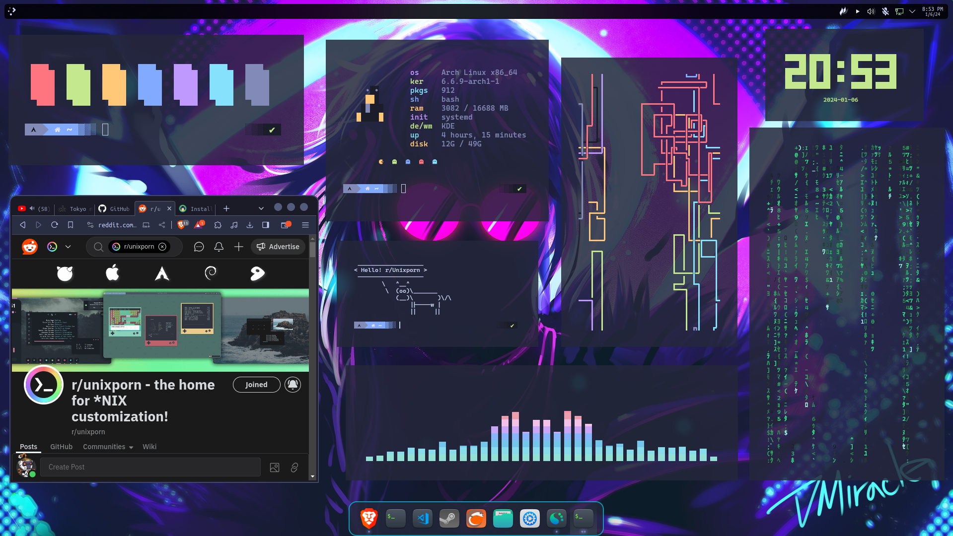 [KDE] My 2nd try ricing | Scrolller