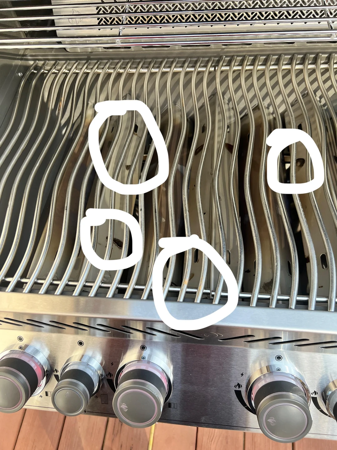 What are these marks on my grill? First time use | Scrolller