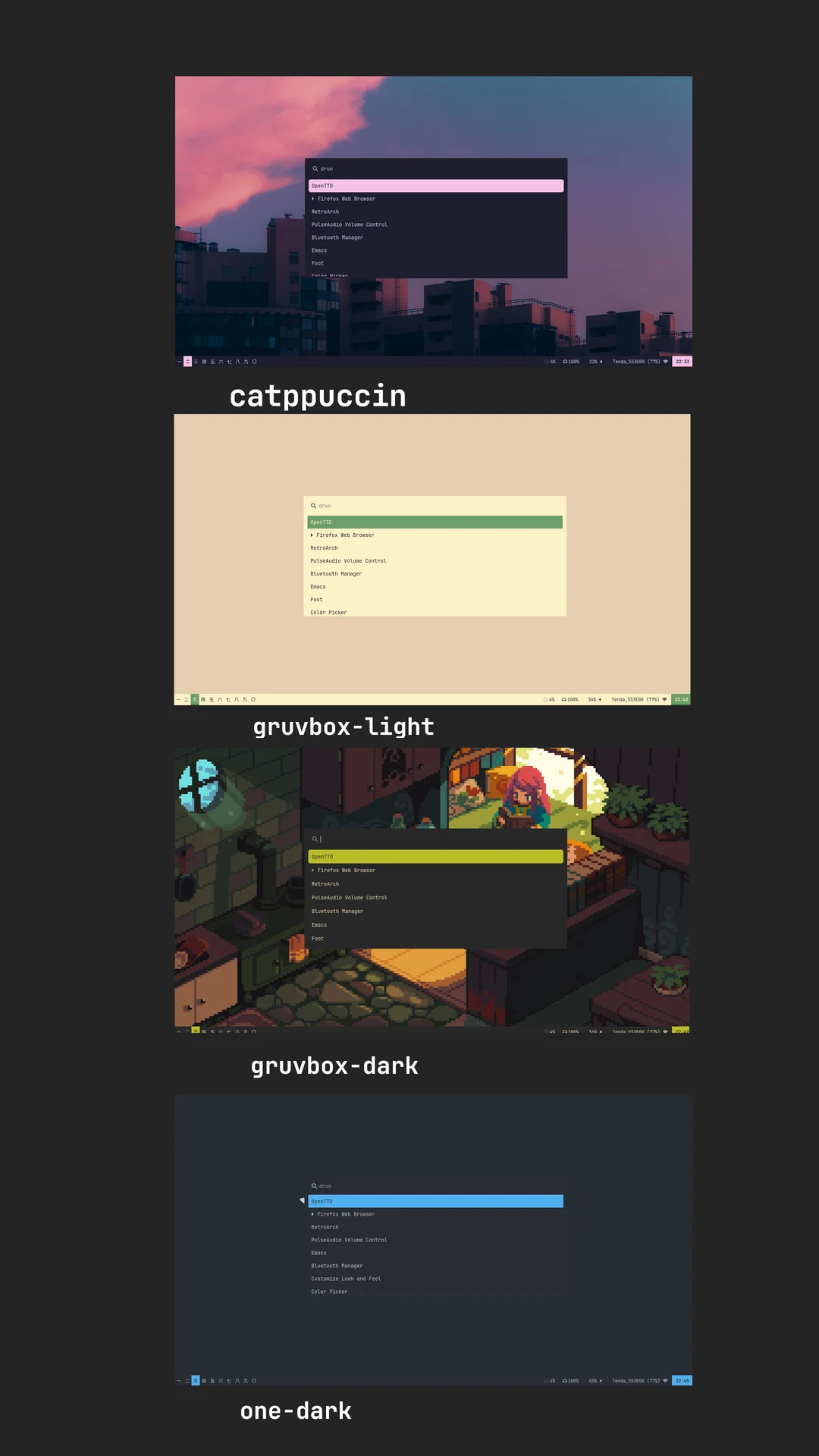 [sway] custom themes | Scrolller