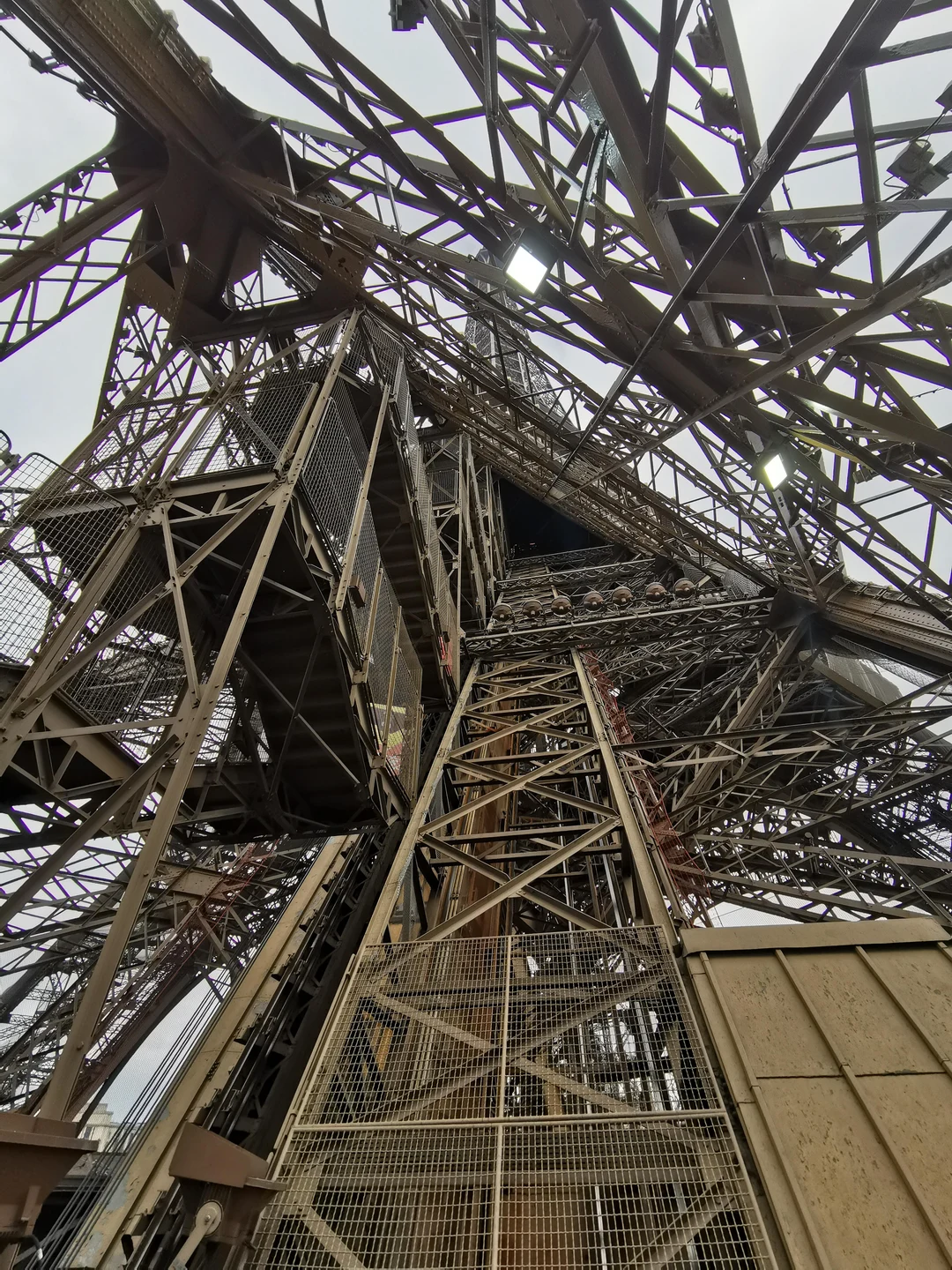 The inside of the Eiffel Tower. | Scrolller