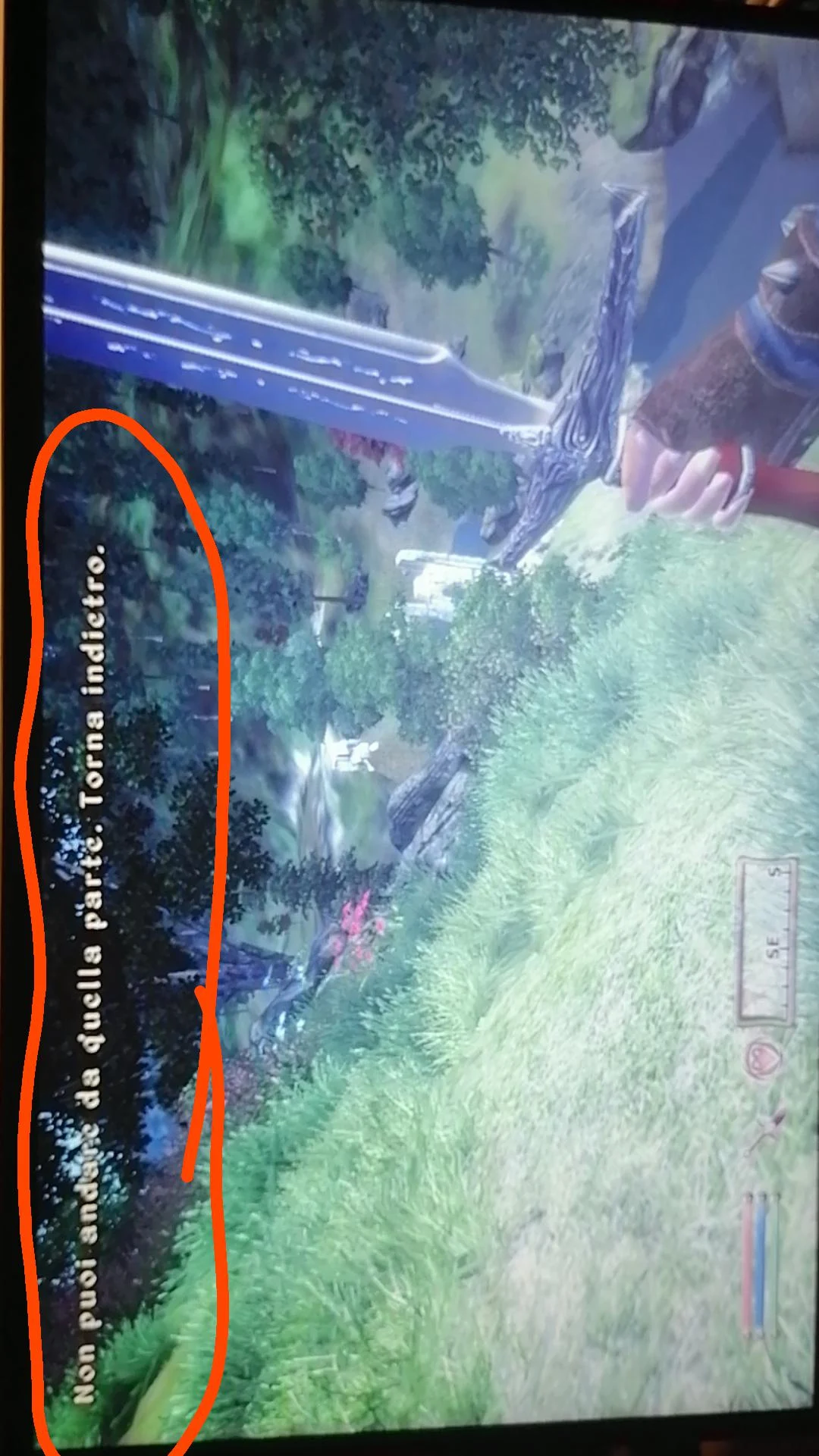 "You can't go there, go back" what does this mean? [NO SPOILERS PLEASE IT'S MY 1ST EVER RUN ...