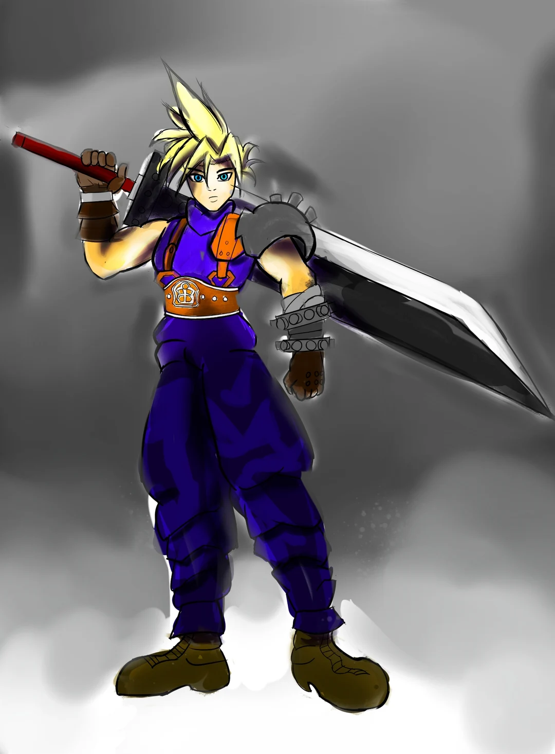 Cloud Strife fanart | Scrolller