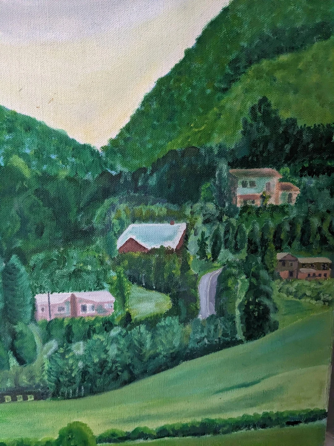 Appalachia, Marvin Green, oil on canvas, 1980 | Scrolller