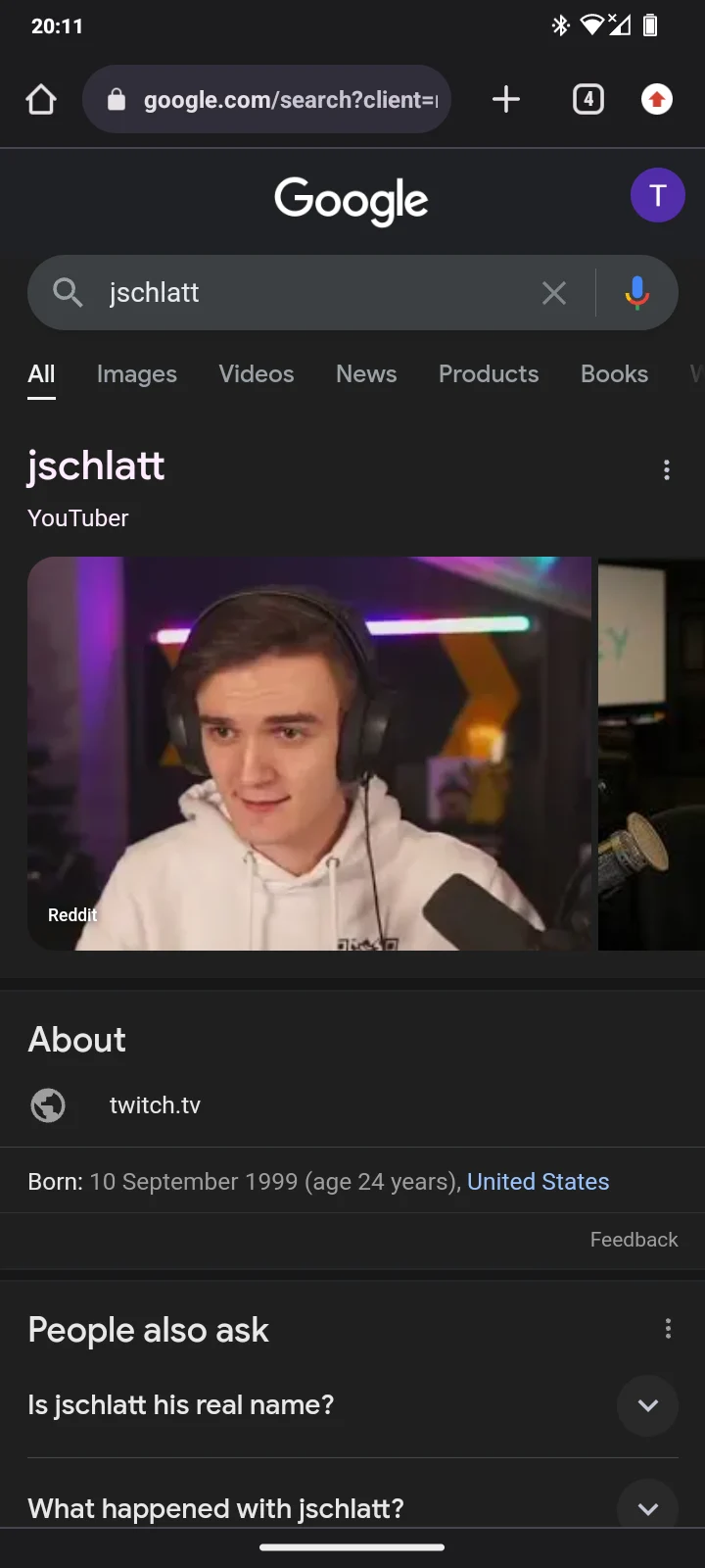 "jschlatt" | Scrolller