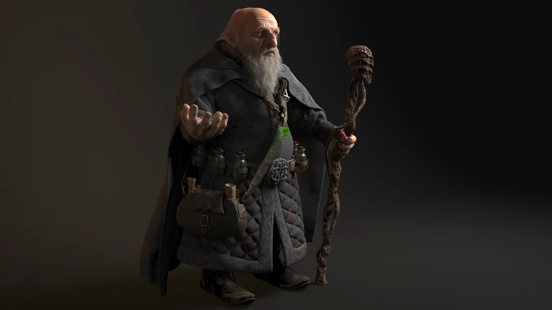 Blind Dwarf Wizard by Emerson Silva | Scrolller