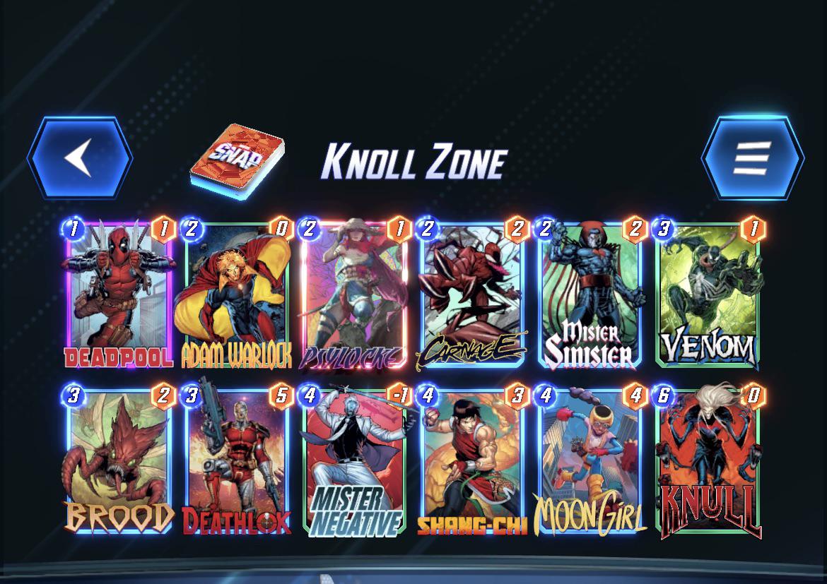 Gamma Zone Knull Deck | Scrolller