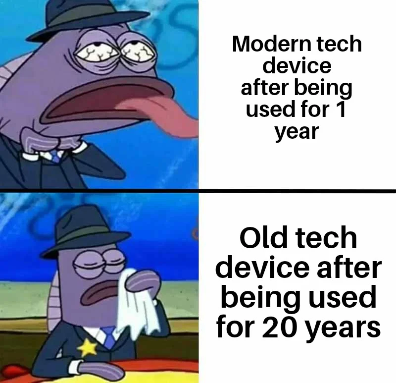 New vs Old Technology | Scrolller