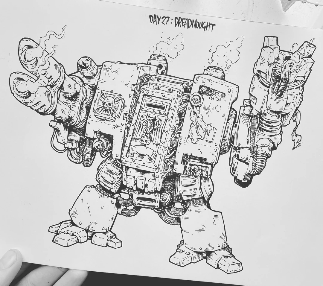 Day 27: Dreadnought #40daysof40k | Scrolller