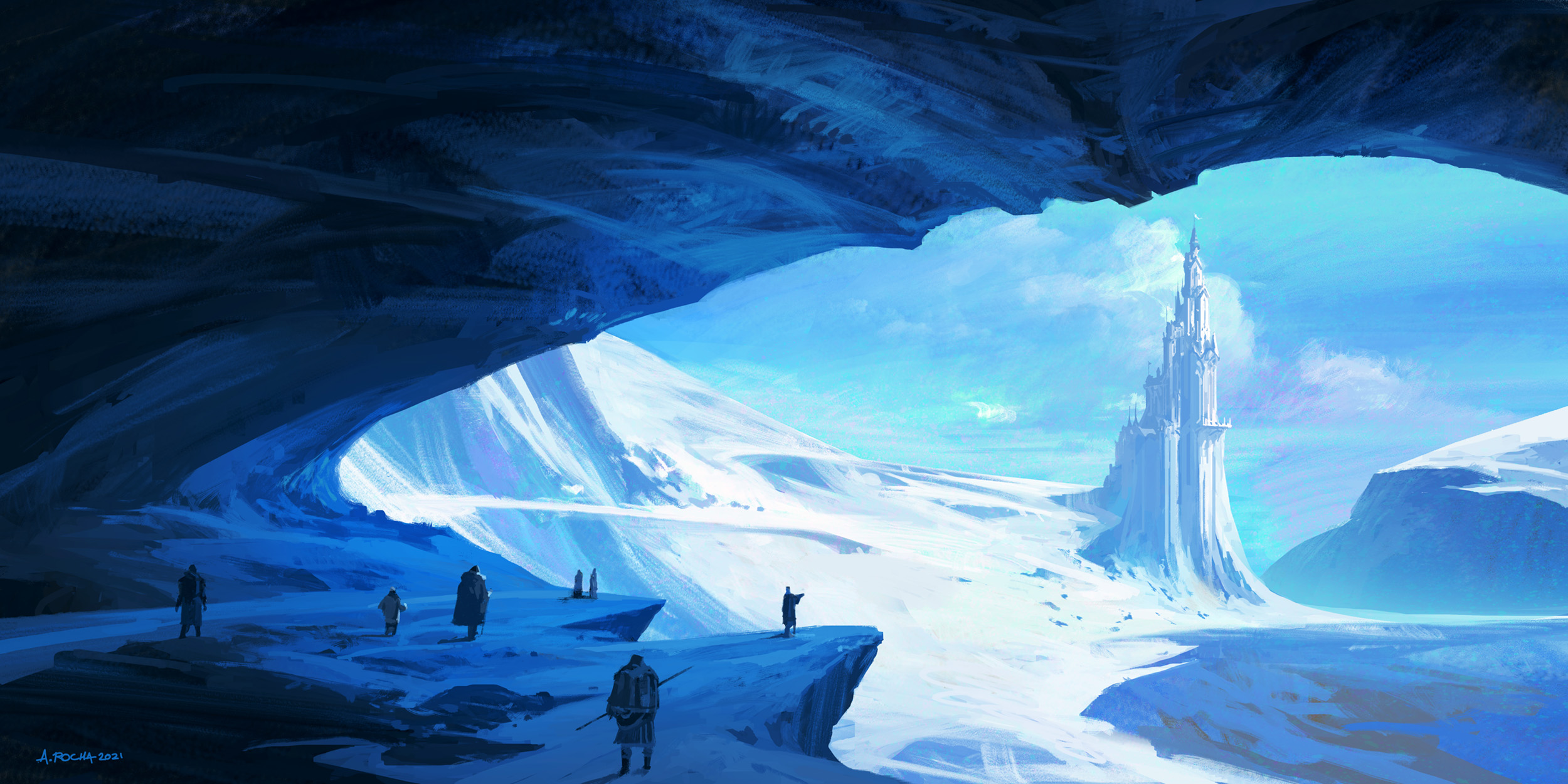 "The Ice Castle" by Andreas Rocha | Scrolller