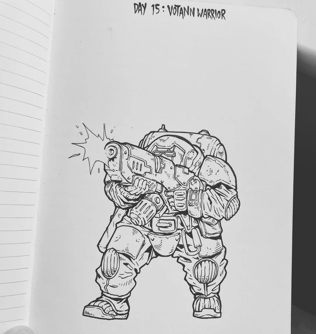 Day 15: Votann Warrior #40daysof40k | Scrolller