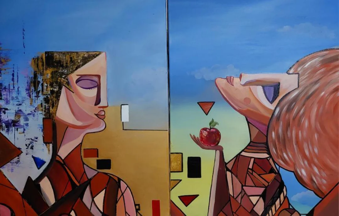 Original sin,kowu-san,acrylics,2022 | Scrolller