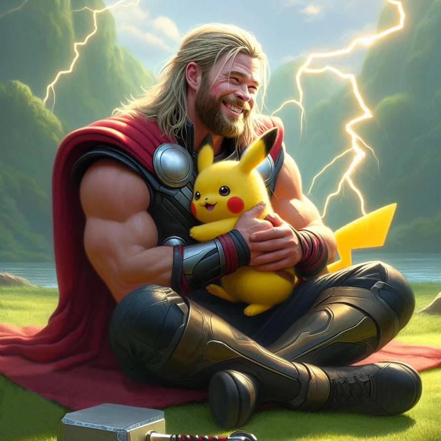 Marvel Pokemon Thor Pikachu and Thunder by bbbeto | Scrolller