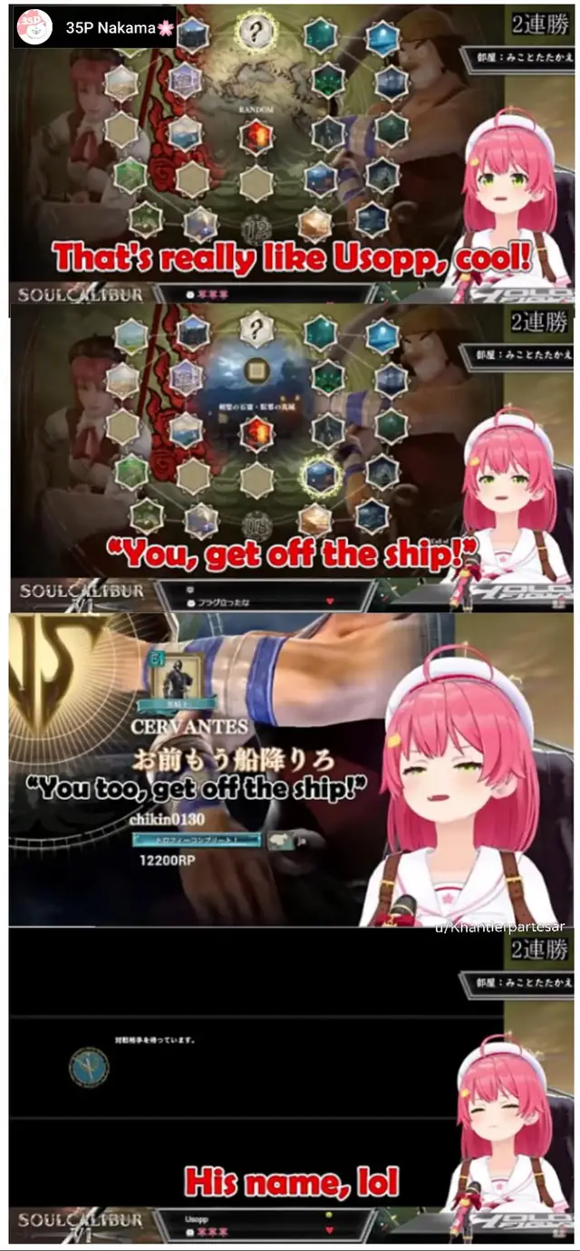 "both of you, get off the ship!" | Scrolller