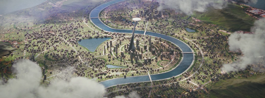 A Fearless World - Initial City Layout concept art by James Nguyen | Scrolller