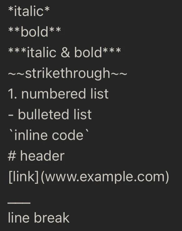 MARKDOWN FORMAT CHEAT SHEET | Scrolller