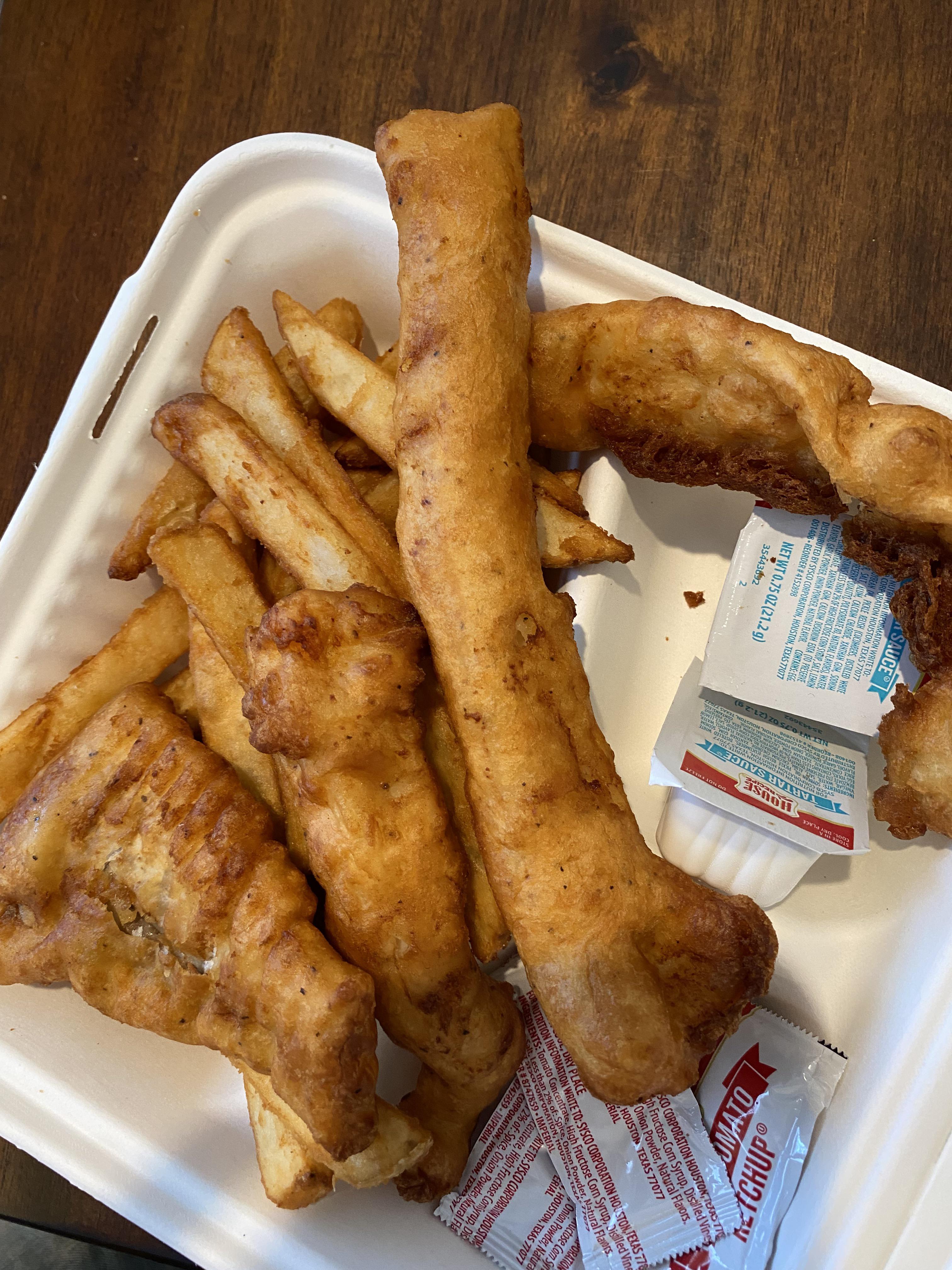 ️ Something “fishy” about a fish n chips I had today… | Scrolller