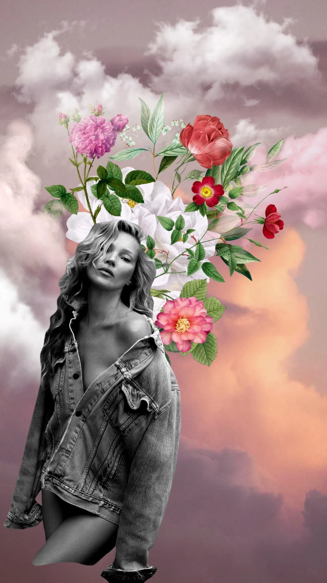 Tired but Thriving (digital collage) | Scrolller