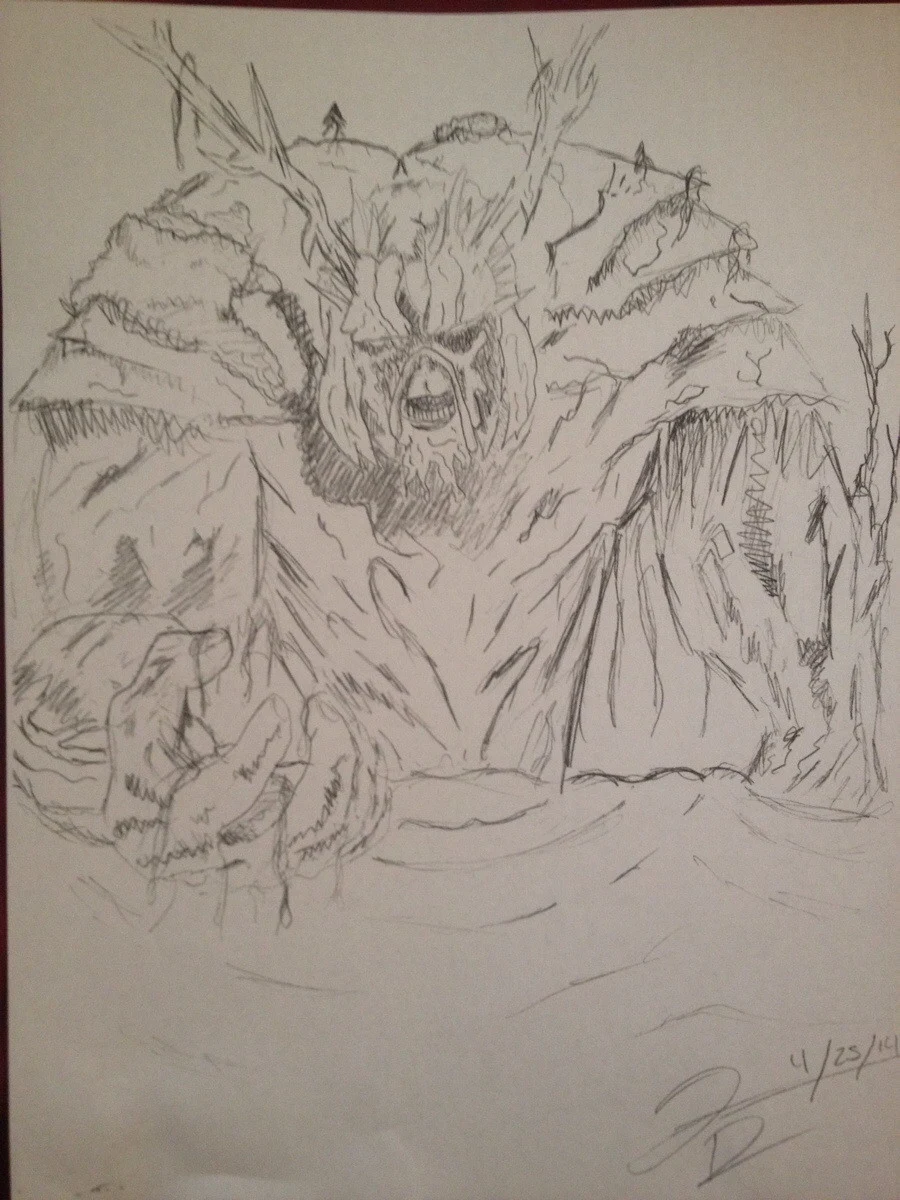 Decided to sketch Swamp Thing. What do you guys think? | Scrolller