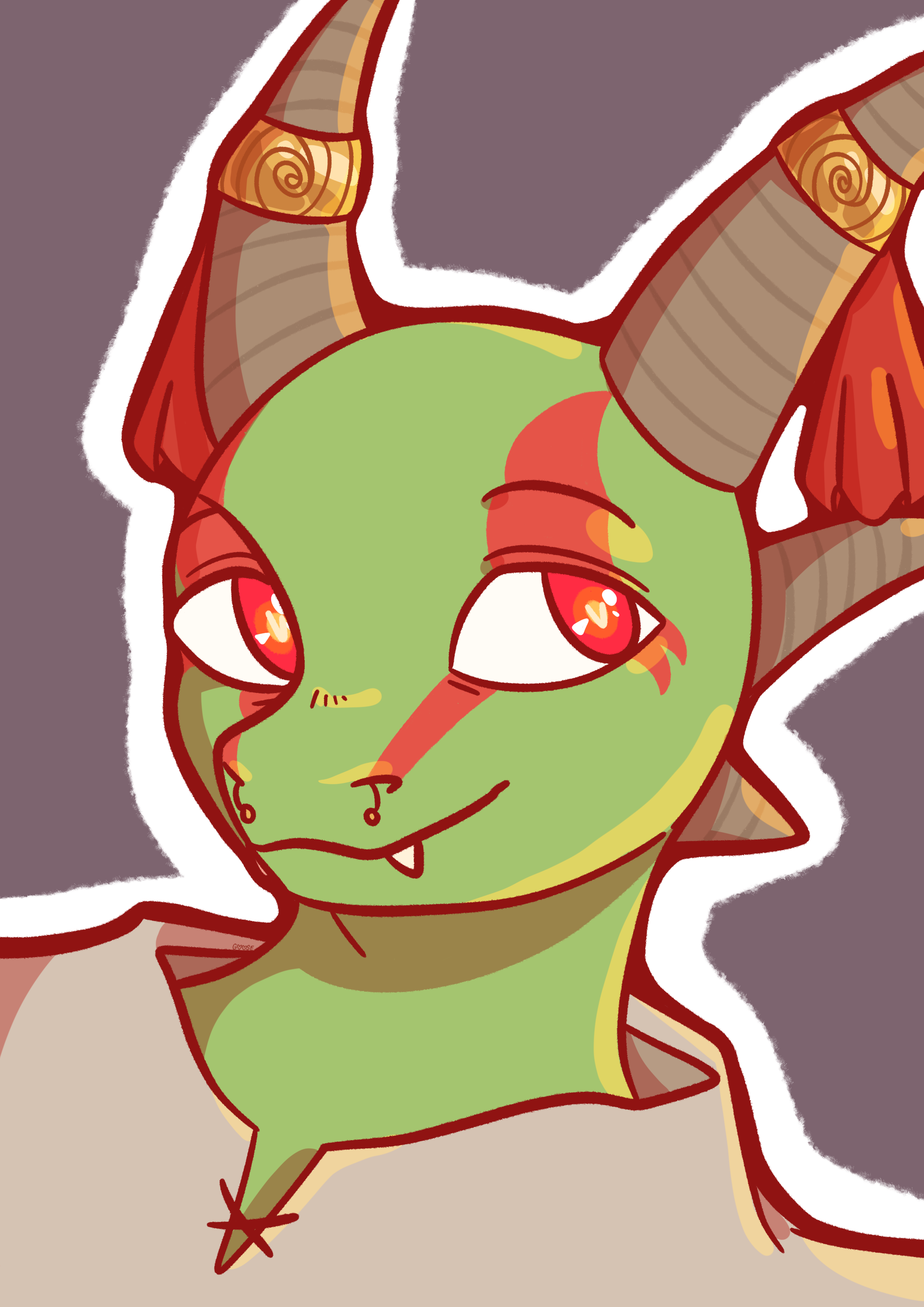 A quick drawing of my character, Dimik-Ei! | Scrolller