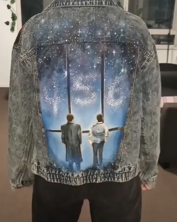 Denim jacket I customised for my fellow CoE obsessed buddy | Scrolller