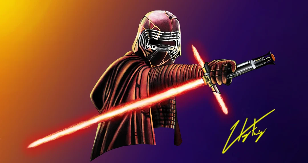 Kylo Ren drawing made by me | Scrolller