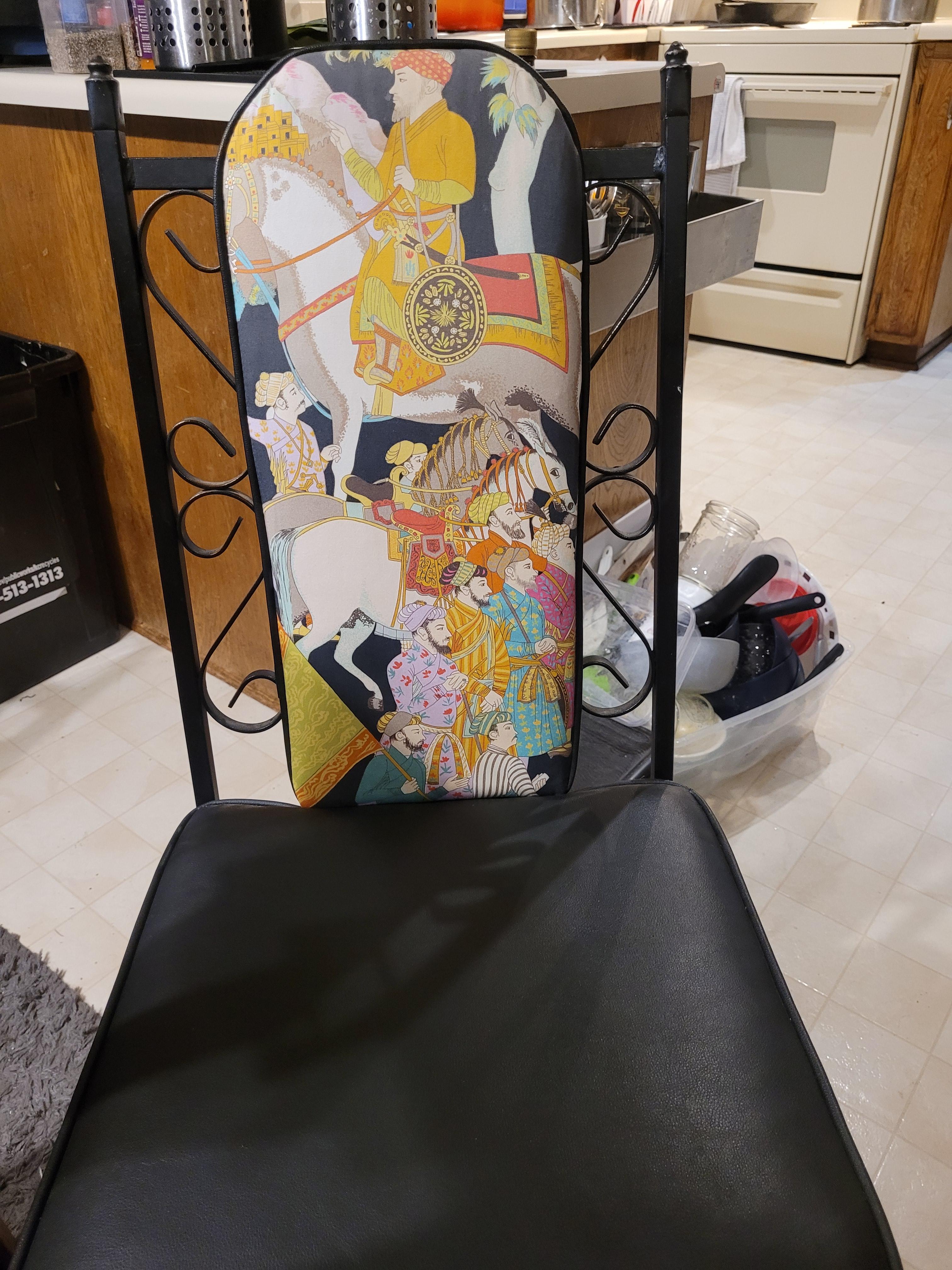 What is depicted on these cool chairs? | Scrolller