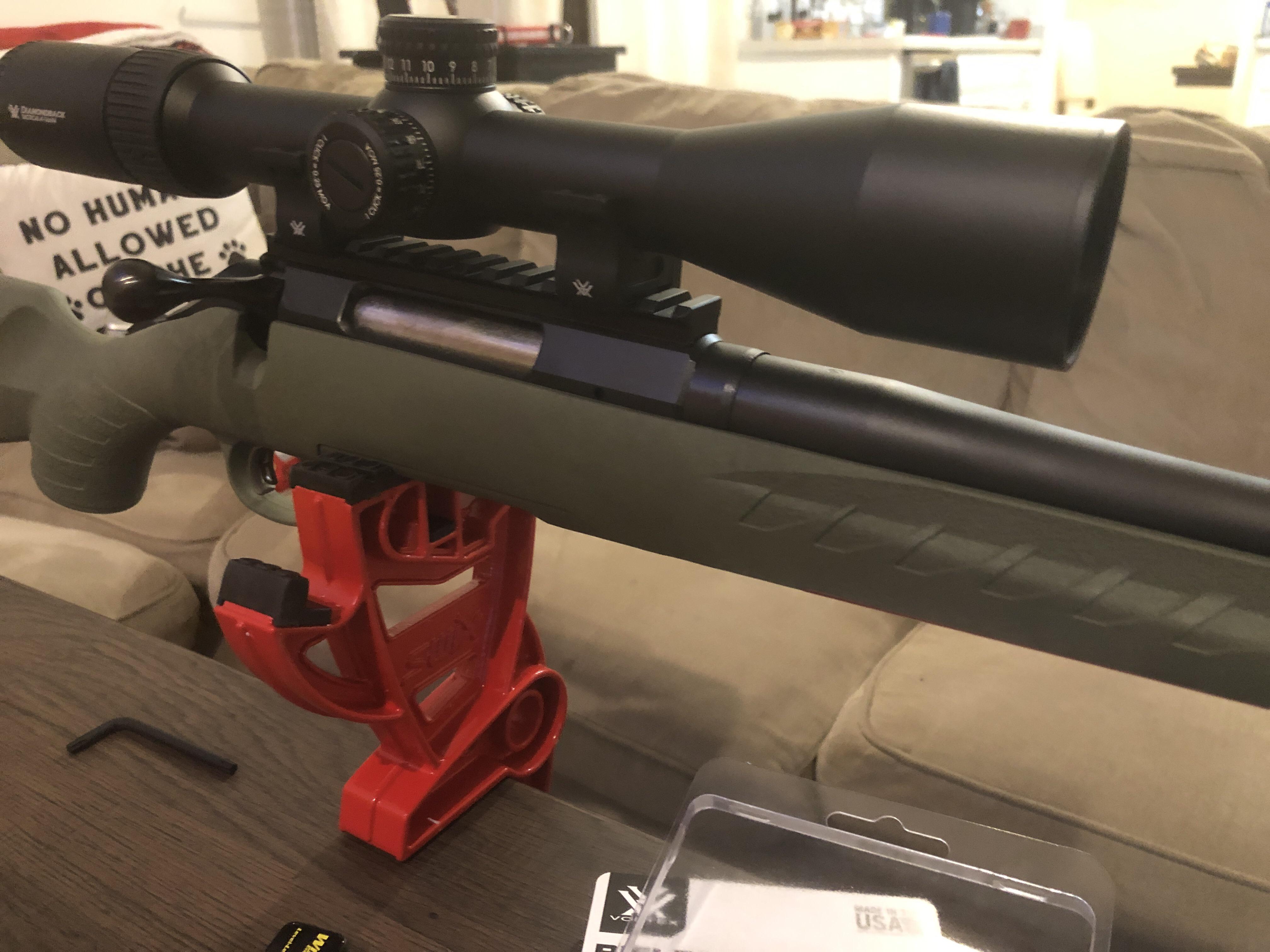 First time mounting a scope, having difficulty with eye relief and getting a clear pic, advice ...