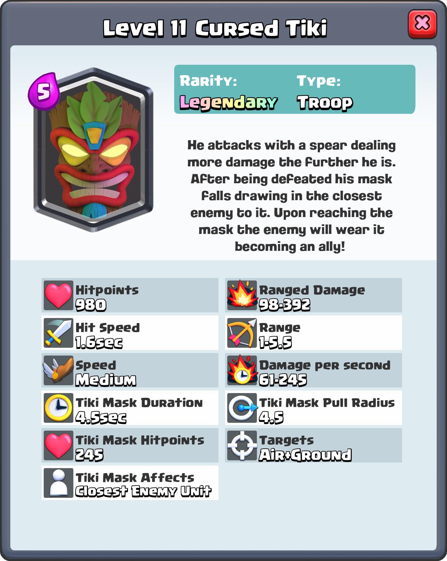 Cursed Tiki (New Legendary Card Concept) | Scrolller