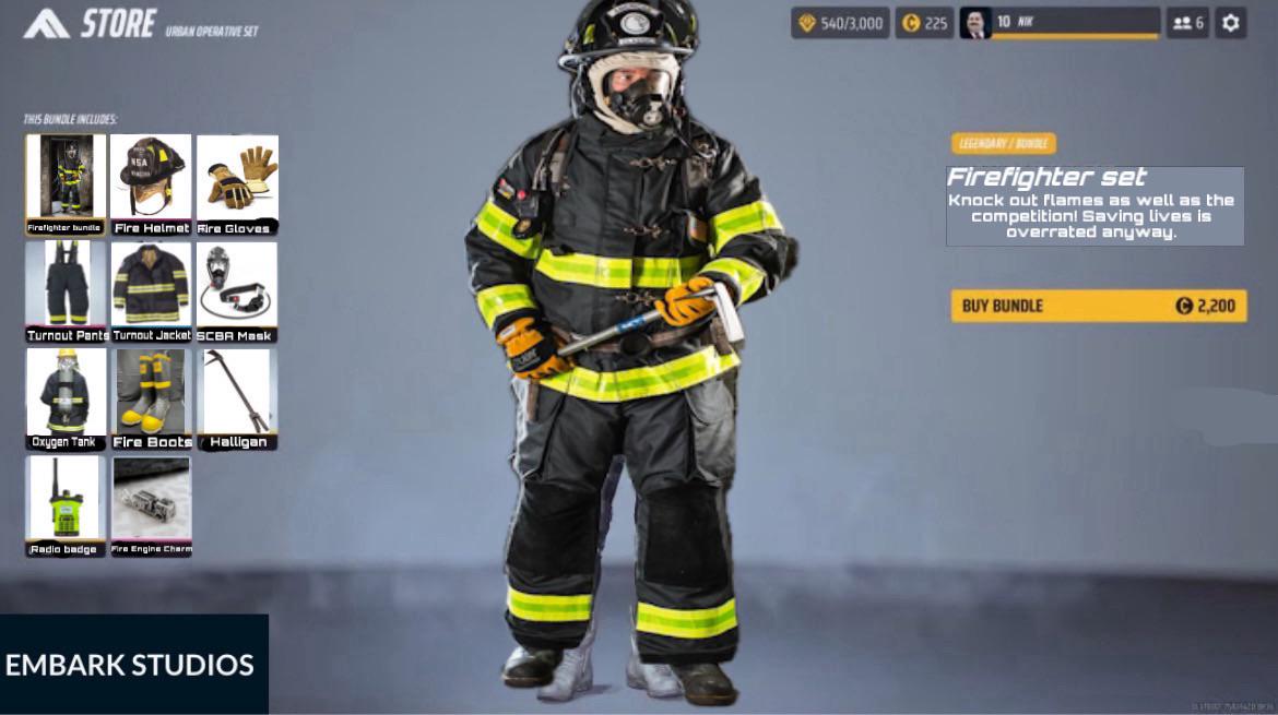 My Concept of a Firefighter bundle for the Heavy. I’d love to see ...