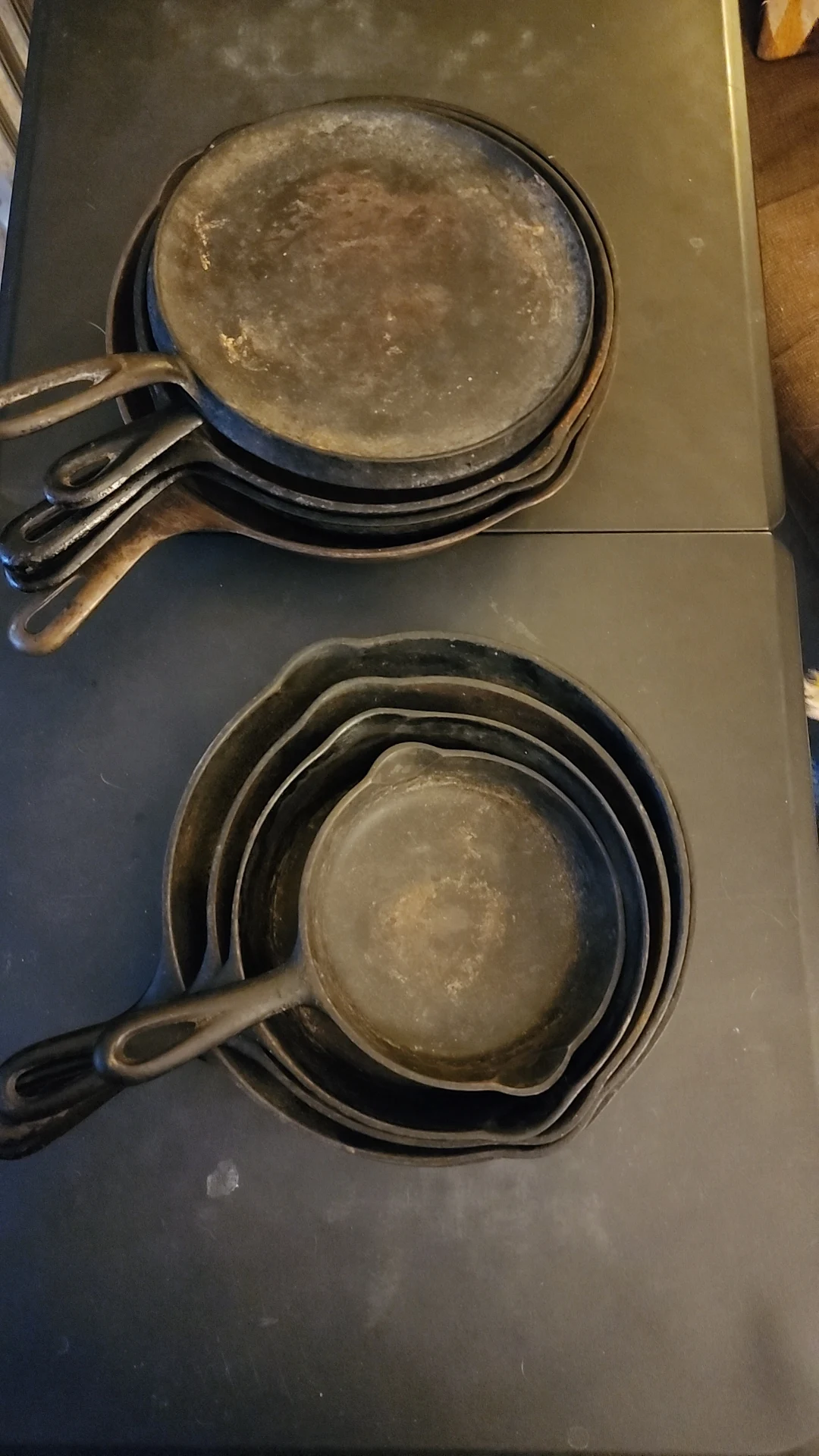 Father in law had these in his basement. I'm going to try the lye bath for the first time ...