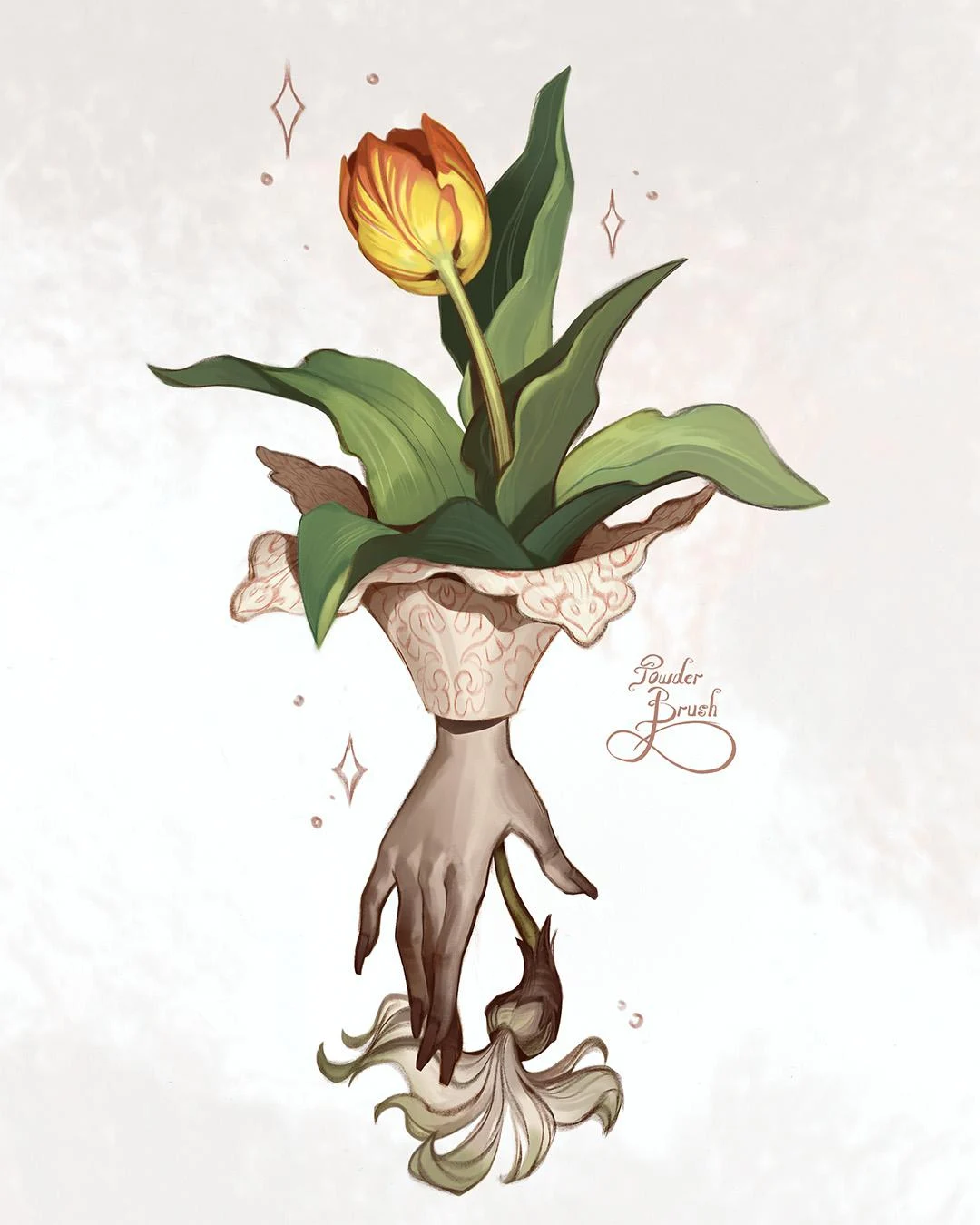 Tulip Nymph Hand, by me | Scrolller