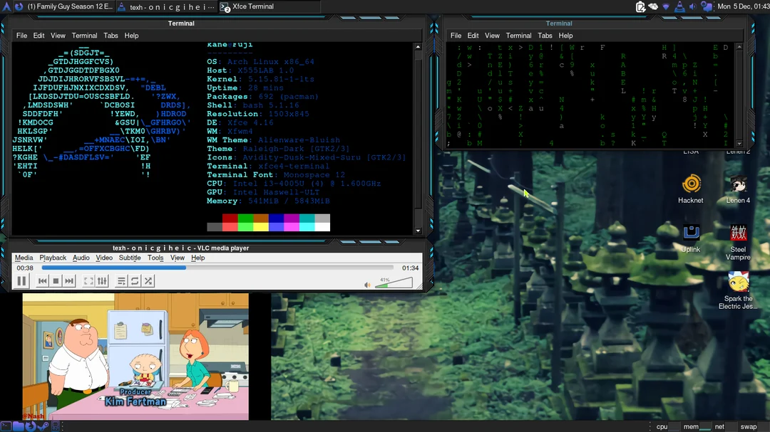 [XFCE4] improved my arch installation! | Scrolller