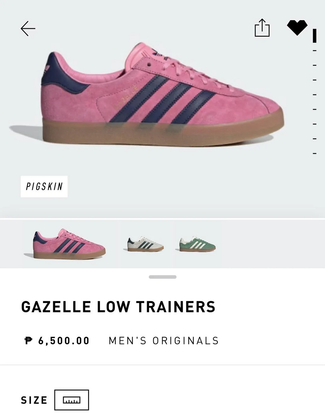 Gazelle Low Trainers | Scrolller