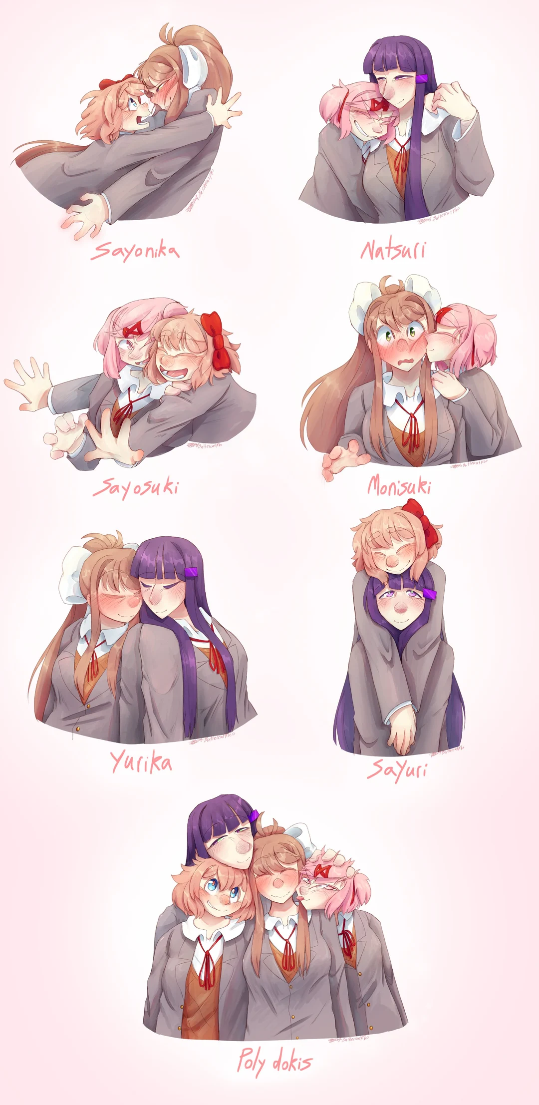 All the DDLC ships | Scrolller