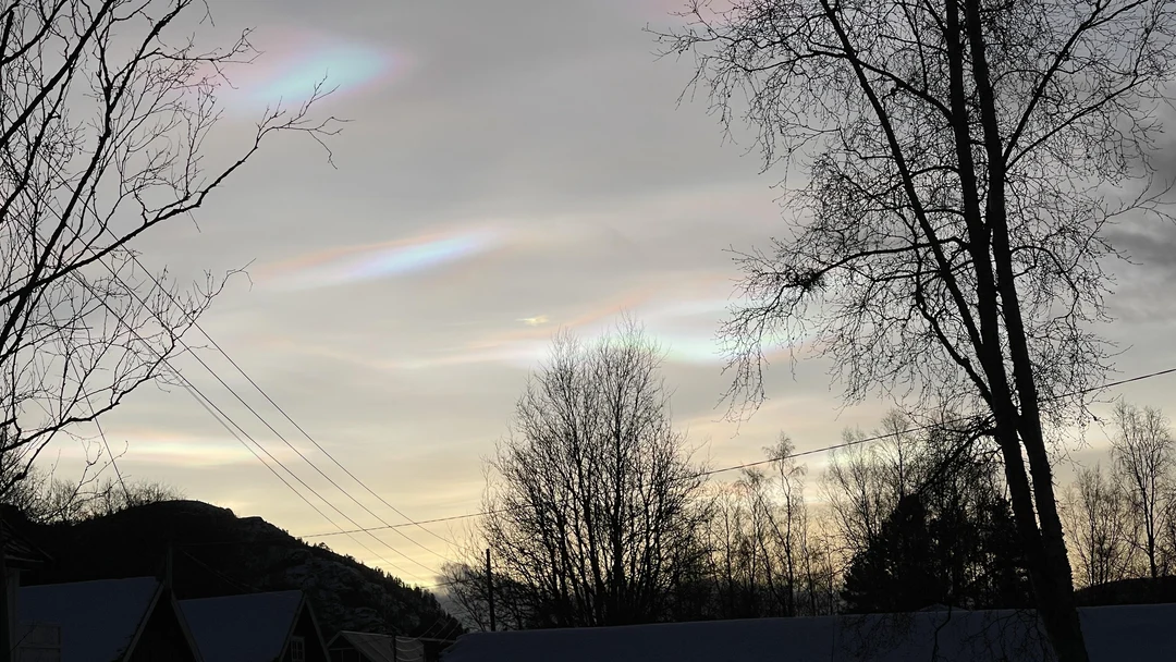 Iridescent clouds over Norway | Scrolller