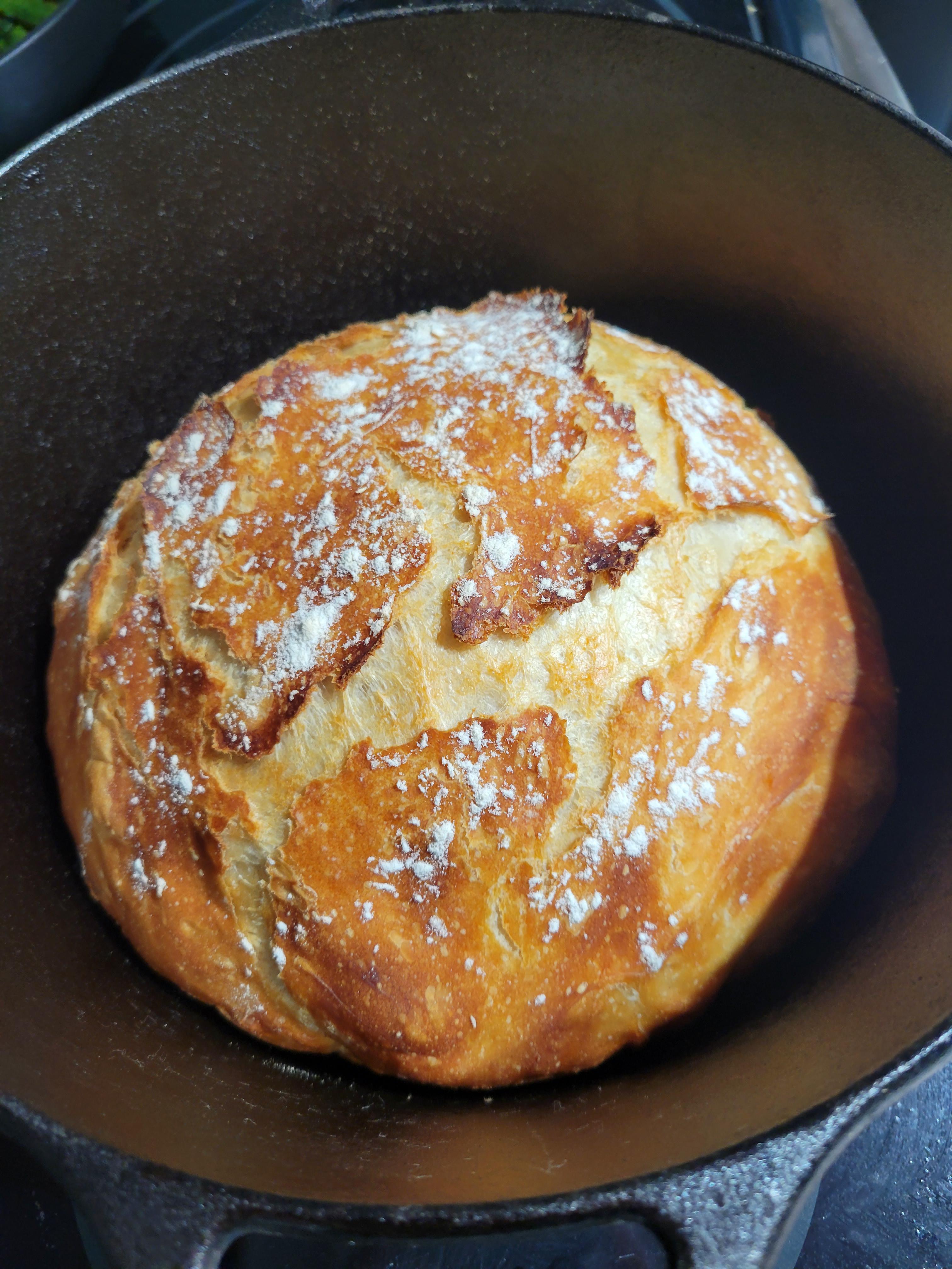 First time making bread in a Dutch oven... | Scrolller