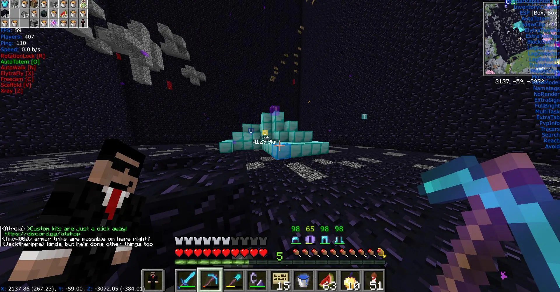 Diamond Pyramid at Spawn | Scrolller