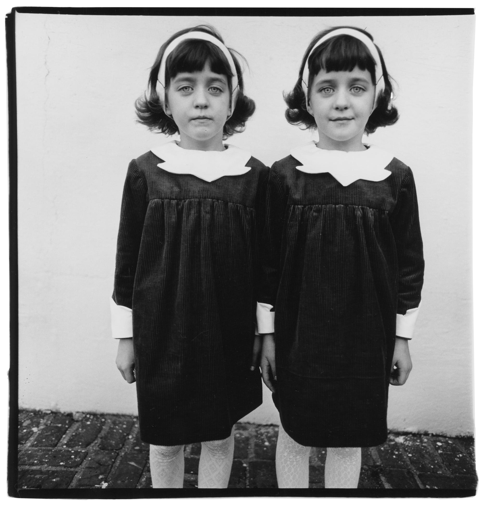 Diane Arbus - Identical twins, Roselle, N.J. 1966, (1966) | Scrolller