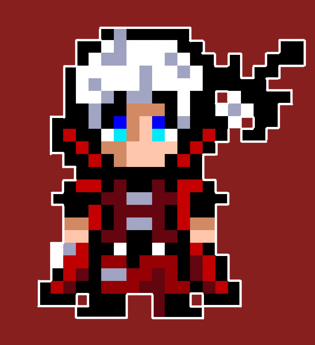 Did a simple dante sprite! First time doing anything pixel art, howd i do? | Scrolller