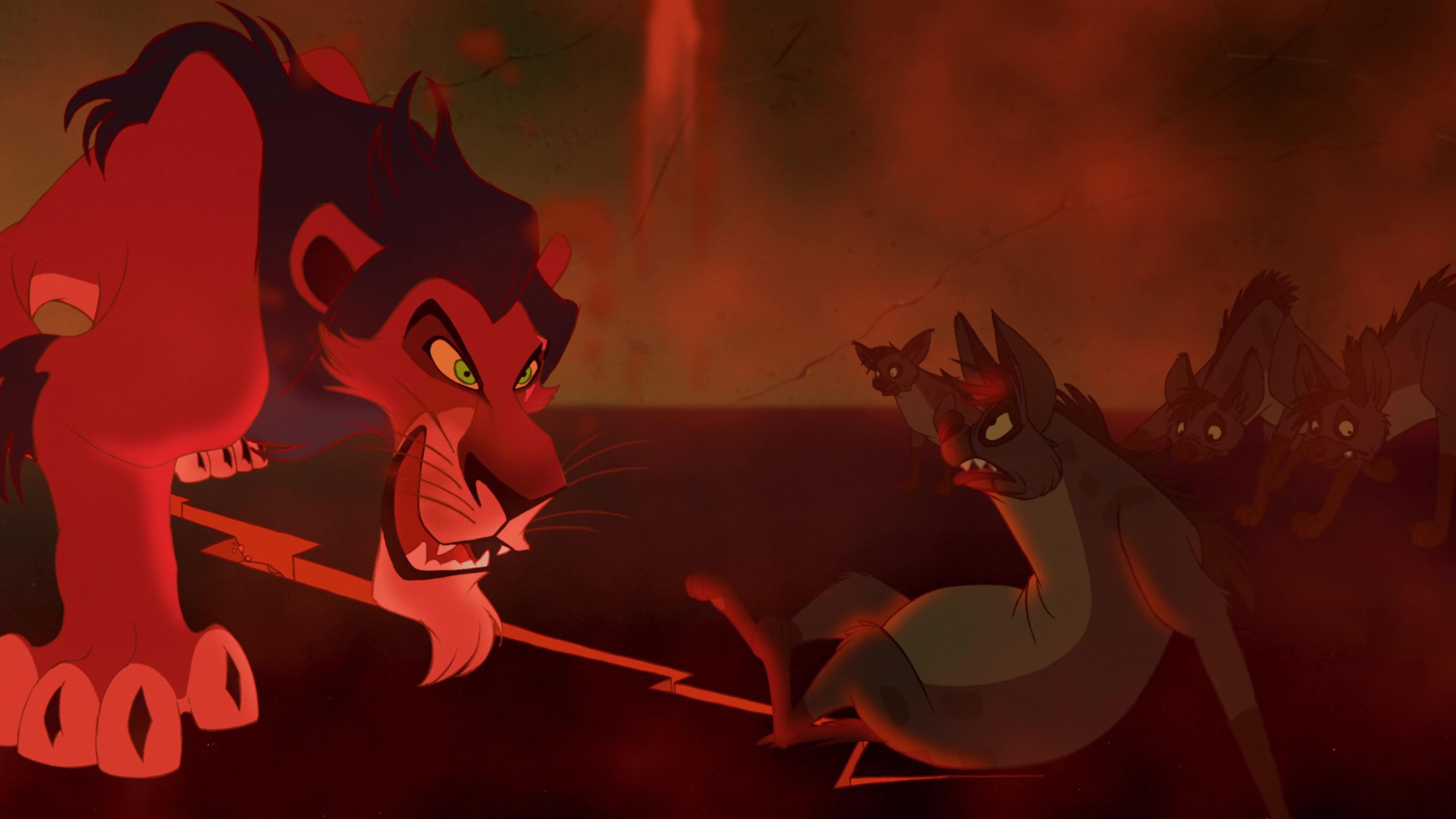 Did Scar really killed this hyena in this scene ? | Scrolller